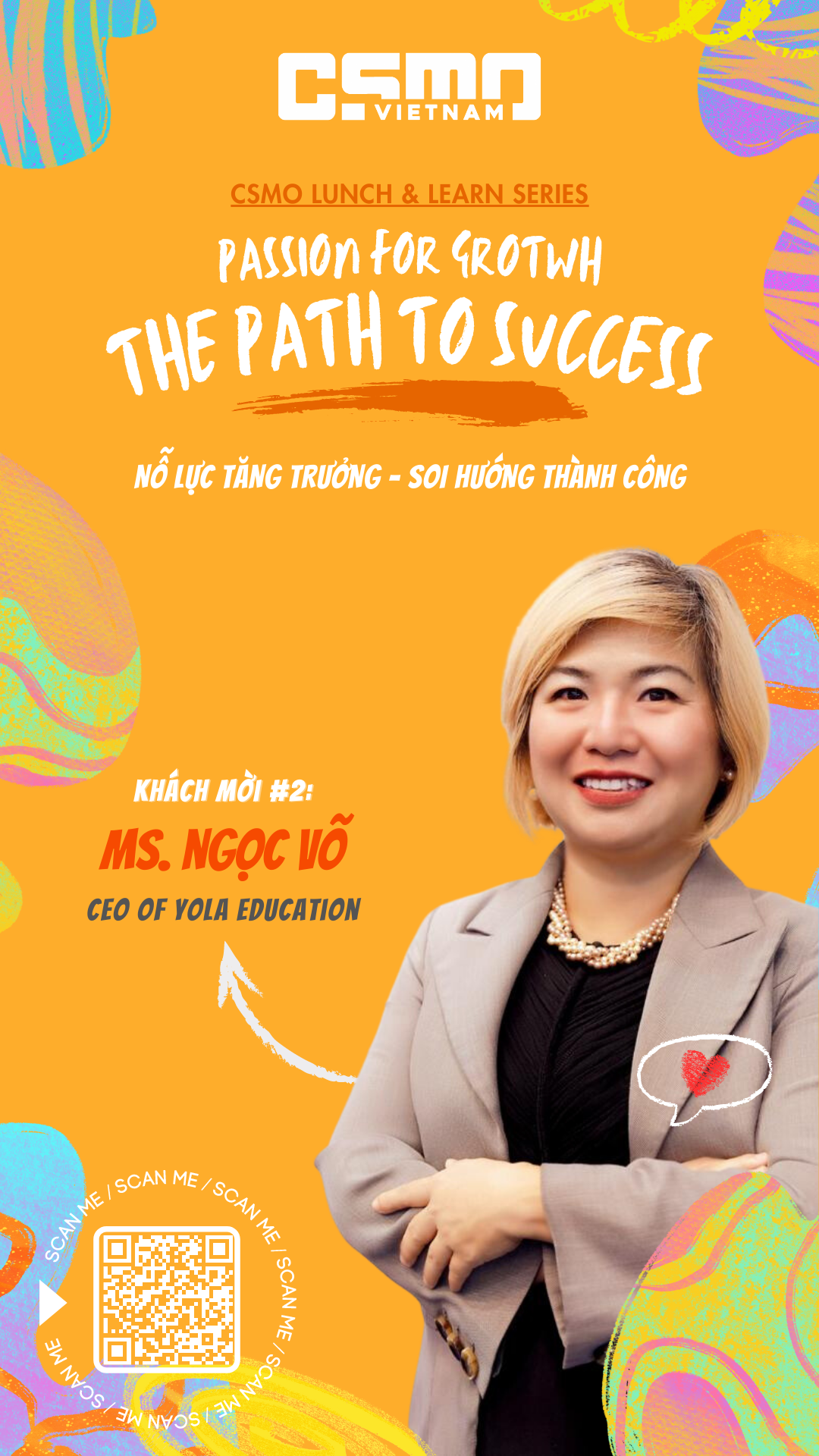 LUNCH & LEARN: PASSION TO GROWTH - THE PATH TO SUCCESS [HCM] - CSMO