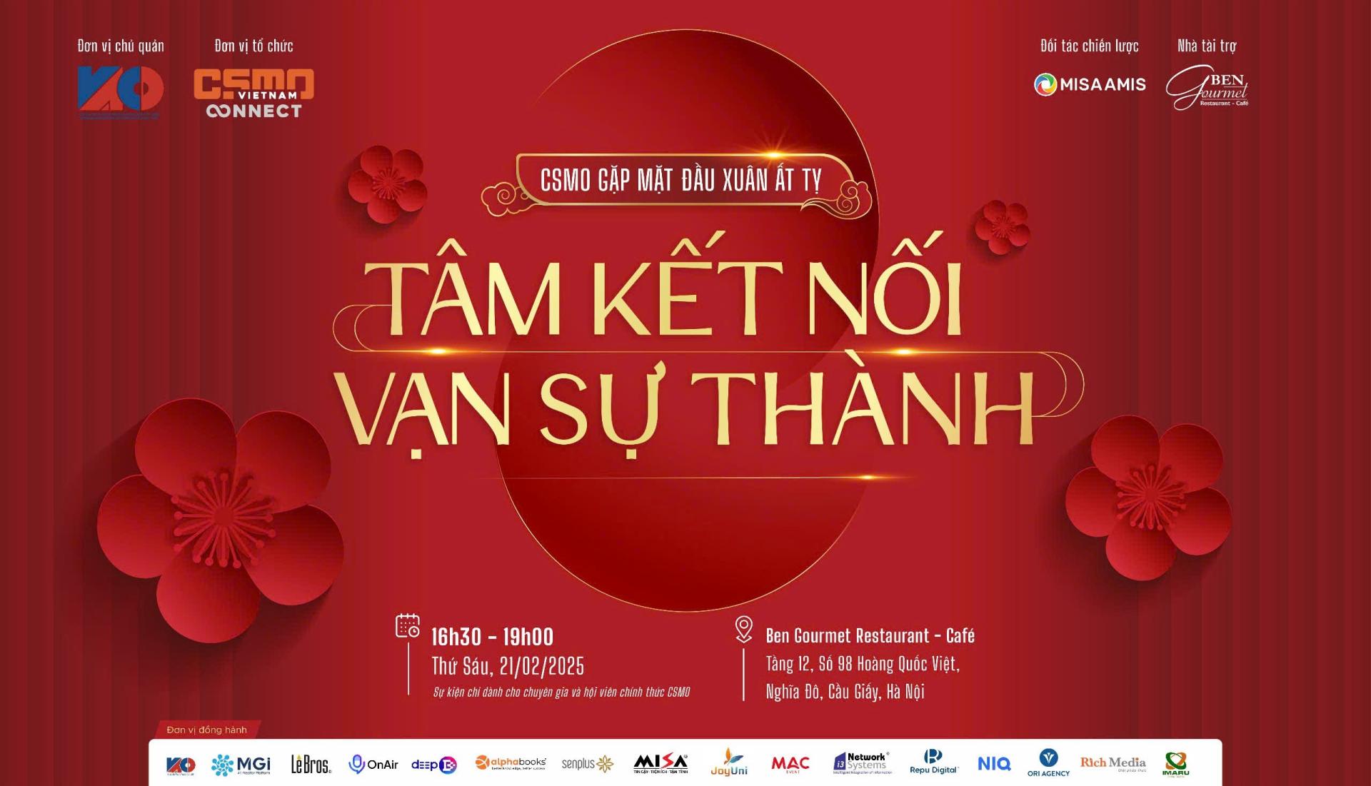 CSMO Gặp mặt đầu xuân Ất Tỵ: Tâm kết nối - Vạn sự thành - CSMO
